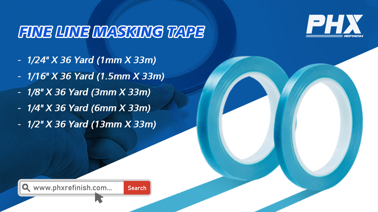 Fine Line Masking Tape - PHX REFINISH CO., LTD.